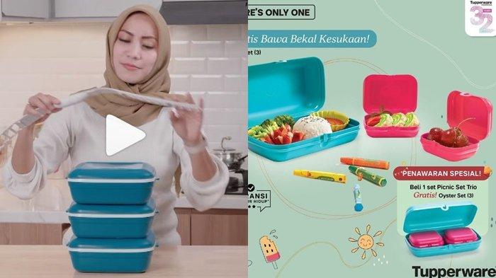 Promo Tupperware di Awal Bulan Agustus 2023, Beli 1 Set Picnic Set Trio Gratis Oyster Set ...
