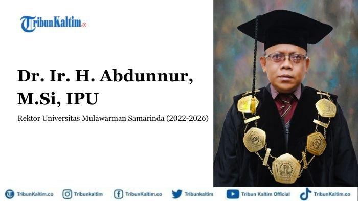 Biodata Abdunnur Rektor Universitas Mulawarman Samarinda Periode 2022 2026 Lengkap Riwayat