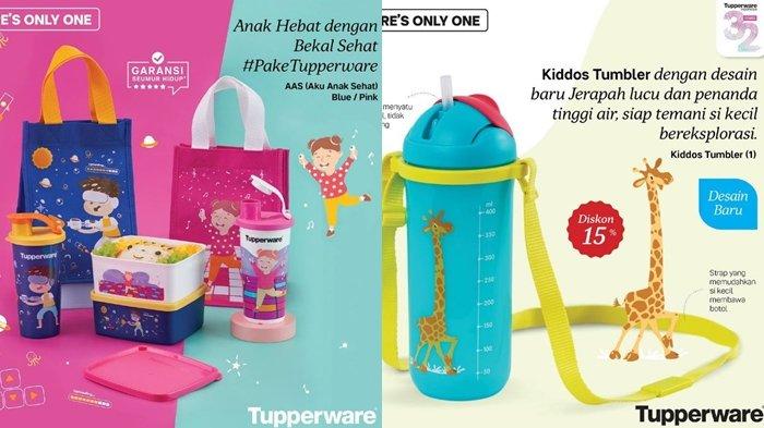 Promo Tupperware Terbaru Bulan Agustus 2023, Botol Minum dengan Desain ...