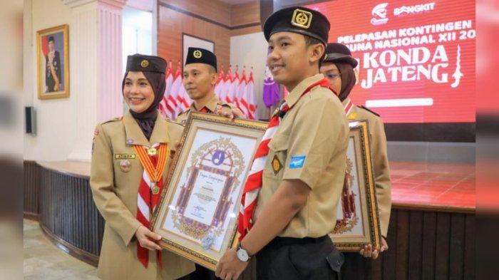Atikoh Ganjar Pranowo Hadiri Pelepasan Kontingen Jawa Tengah ke Raimuna ... Atikoh Ganjar Pranowo Hadiri Pelepasan Kontingen Jawa Tengah ke Raimuna ...