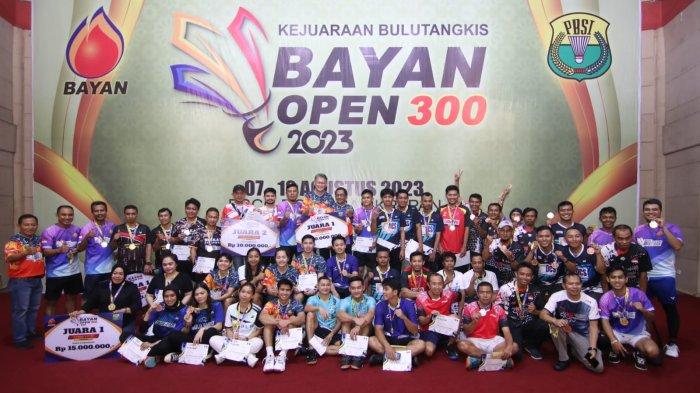 Kejuaraan Badminton Bayan Open 300 Berakhir, Tuan Rumah Balikpapan Raih Juara Umum, Daftar ...