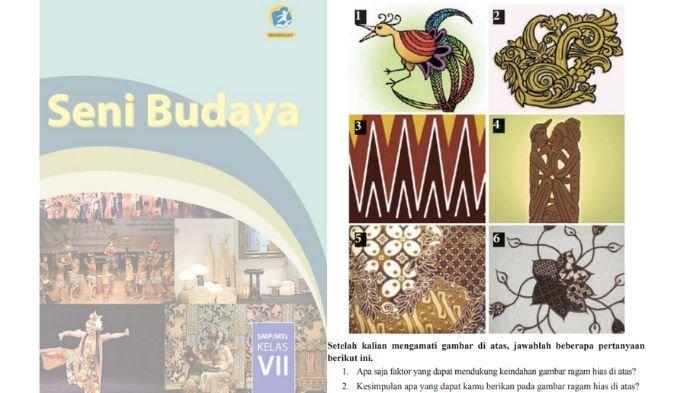 Kunci Jawaban Seni Budaya Kelas 7 Halaman 15 Mengamati 6 Gambar Ragam Hias - Tribunkaltim.co