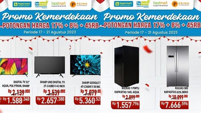 Katalog Promo Hypermart Hari ini 19 Agustus 2023, Barang Elektronik ...