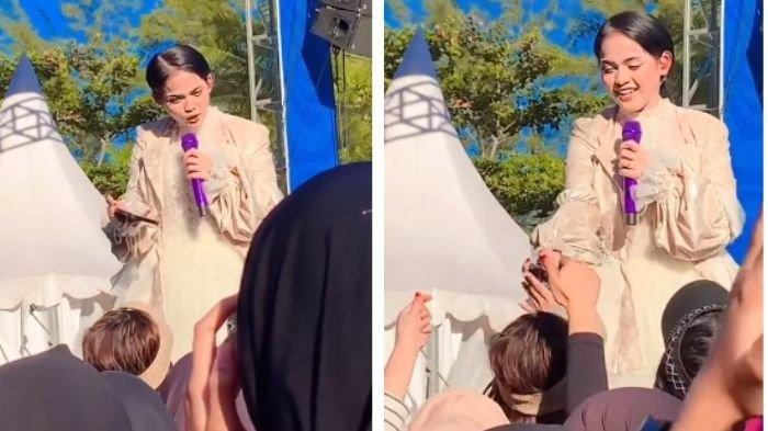 Viral di TikTok Putri Isnari Jebolan DA 4 saat Manggung Ngobrol Pakai Logat Bahasa Balikpapan ...