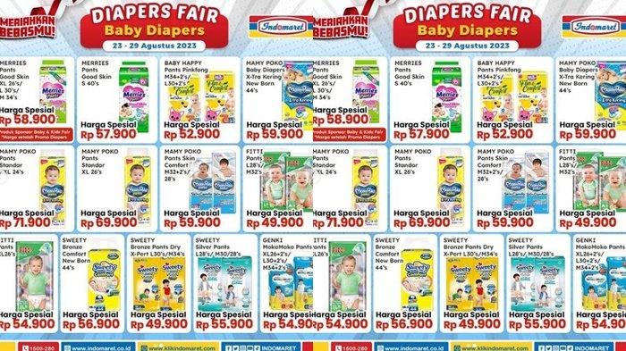 Katalog Promo Indomaret Hari ini 28 Agustus 2023, Pampers Anak Ada ...