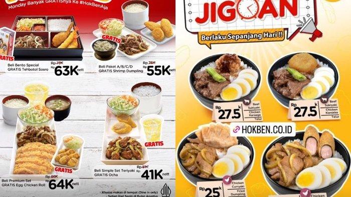 Katalog Promo Hokben Hari ini 29 Agustus 2023, Makan Kenyang Mulai dari Rp 25.000 - Tribunkaltim.co