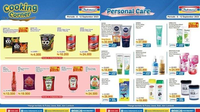 Promo Indomaret Hari ini 12 September 2023, Beli Rinso Matic Gratis 1 ...
