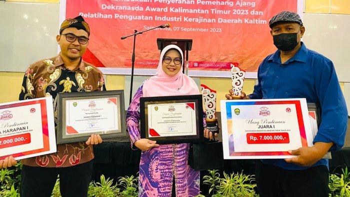 Pengrajin Asal Berau Juara di Dekranasda Kaltim Award 2023 - Tribunkaltim.co