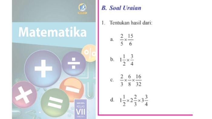 Kunci Jawaban Matematika Kelas 7 Halaman 75, 76, 77 Soal Uraian Bilangan Pecahan - Halaman 3 ...