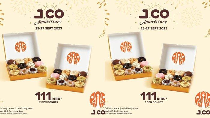 Promo J.CO Anniversary ke 17 Tahun, 12 Donat, 1 Beverage dan 1 Jcool ...