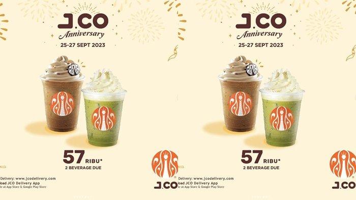 Hari Terakhir Promo J.CO Anniversary ke 17 Tahun, Dapatkan 2 Minuman ...