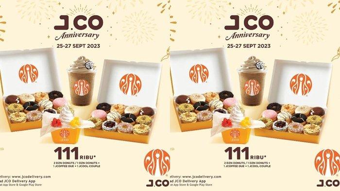 Promo J.CO Anniversary ke 17 Tahun, 12 Donat, 1 Beverage dan 1 Jcool ...