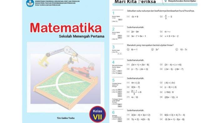 Kunci Jawaban Matematika Kelas 7 Halaman 84 Kurikulum Merdeka Menyederhanakan Bentuk Aljabar ...