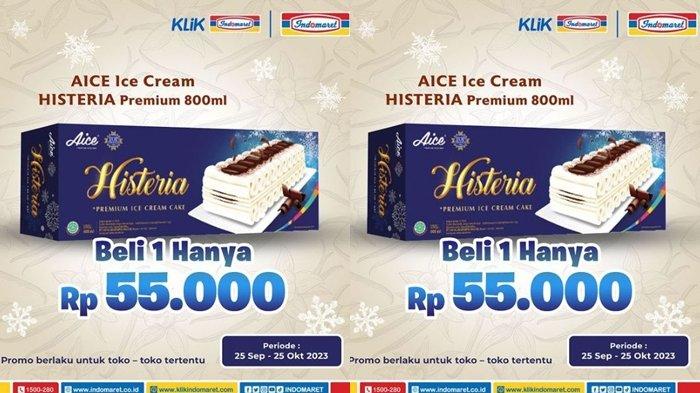 Promo Indomaret Hari ini, Es Krim Aice Histeria 800 Mililiter hanya Rp ...