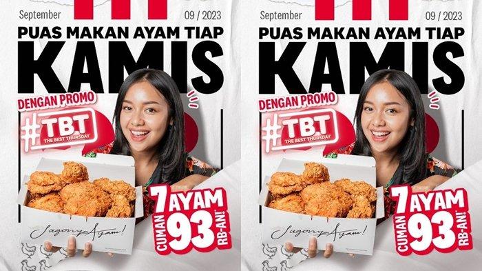 Katalog Promo KFC Hari ini, Khusus Kamis Dapatkan 7 Potong Ayam hanya ...