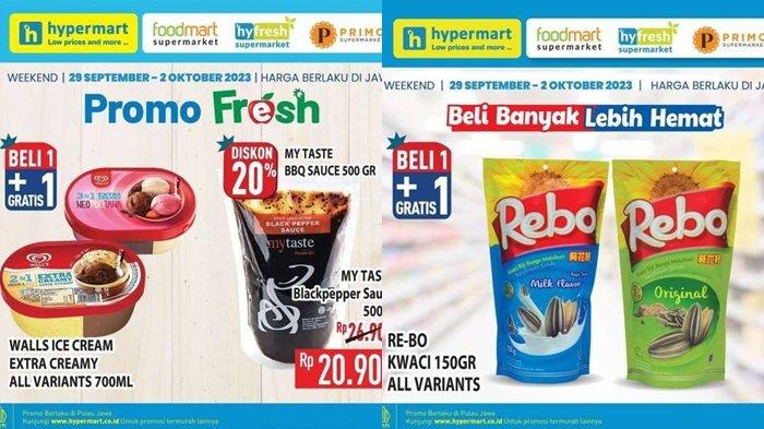 Katalog Promo JSM Hypermart Hari ini, Es Krim Walls dan Kwaci Beli 1 Gratis 1 - Tribunkaltim.co