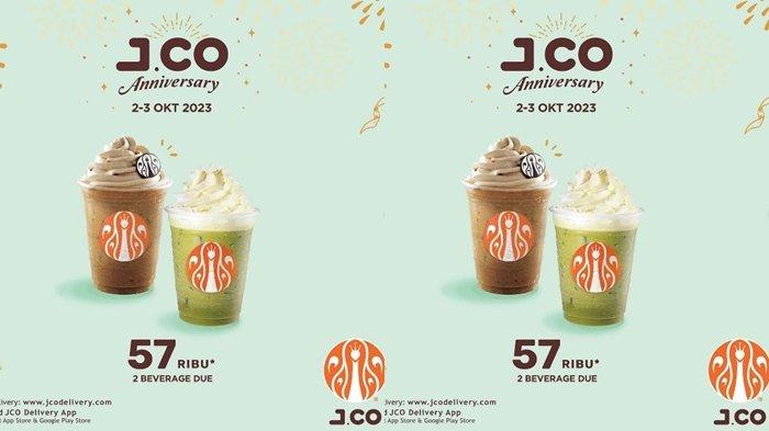 Katalog Promo J.CO Anniversary ke 17 Tahun, Dapatkan 2 Jcool Couple ...