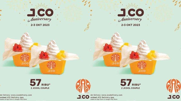 Katalog Promo J.CO Anniversary ke 17 Tahun, Dapatkan 2 Jcool Couple ...