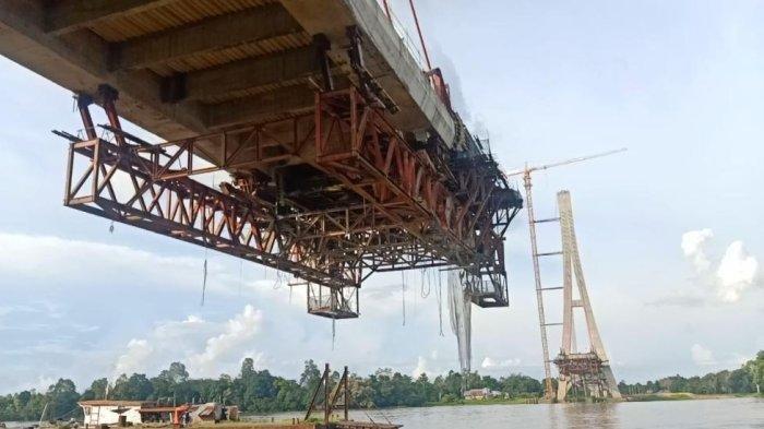 Jembatan ATJ Kutai Barat Mangkrak, Belum Jelas Kapan Dilanjutkan - Tribunkaltim.co