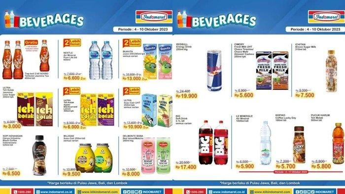Katalog Promo Indomaret Hari ini, 2 Minuman Matcha Frappe dan Palm ...