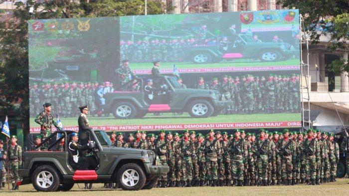 Kodam VI Mulawarman Gelar Upacara HUT ke-78 TNI, Komitmen Jaga NKRI dan Sukseskan Pemilu 2024 ...