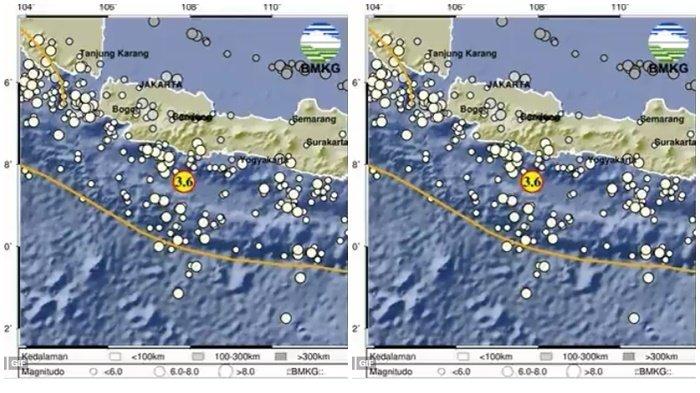 Baru Saja Gempa Pangandaran 3.6 Magnitudo, Cek Info BMKG Terkini - Tribunkaltim.co