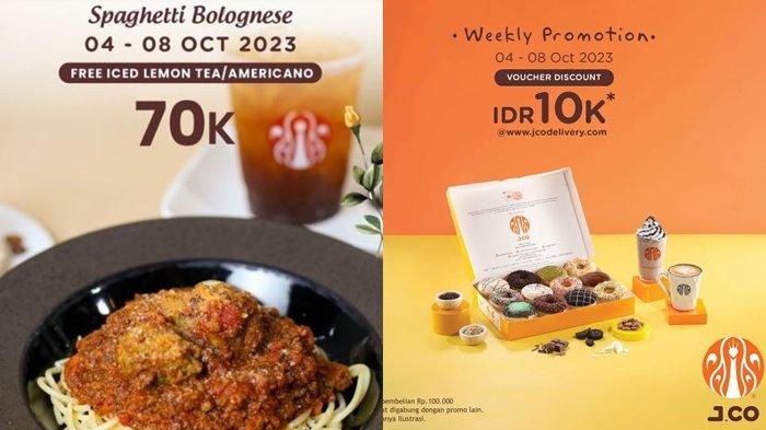 Katalog Promo J.CO Hari ini, Makan Spaghetti Bolognese Gratis Lemon Tea ...