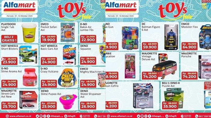 Katalog Promo Alfamart Hari ini, Belanja Mainan Anak Ada Diskon hingga ...