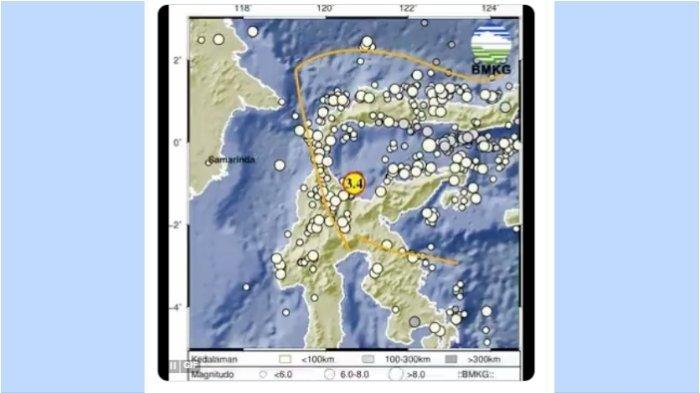 Baru Saja! Info Gempa Terkini, Pusat Gempa Poso Magnitudo 3,4 dan Informasi Keselamatan Gempa ...