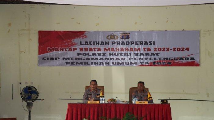 Maksimalkan Pengamanan Pemilu 2024, Polres Kubar Gelar Pelatihan Pra Ops Mantap Brata Mahakam ...