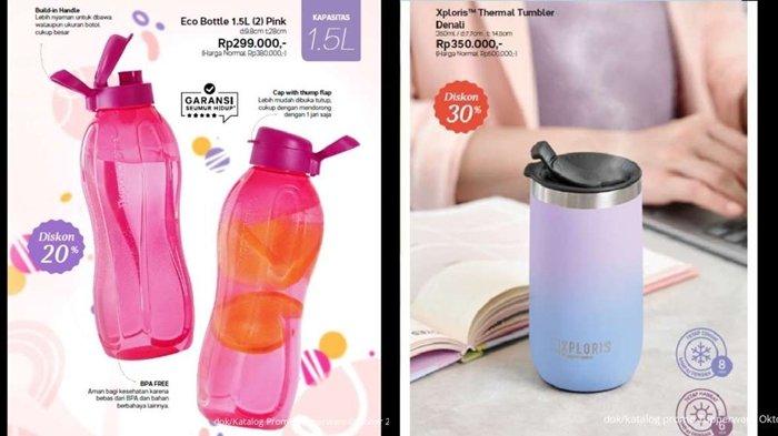 Katalog Promo Tupperware Bulan Oktober 2023, Botol Minum Cantik Diskon hingga 30 Persen ...