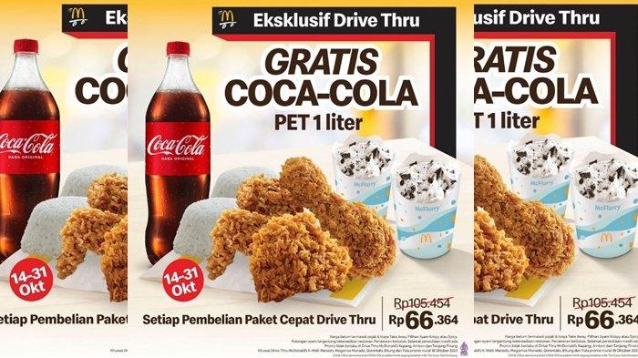 Katalog Promo McD Hari ini Sabtu 21 Oktober 2023, Khusus Drive Thru Makan Berdua Rp 66.364 ...