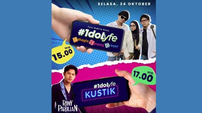 Live Streaming RCTI IdoLyfe Bersama Paul, Nabila, Rony, Hari Ini Salma Absen - Tribunkaltim.co