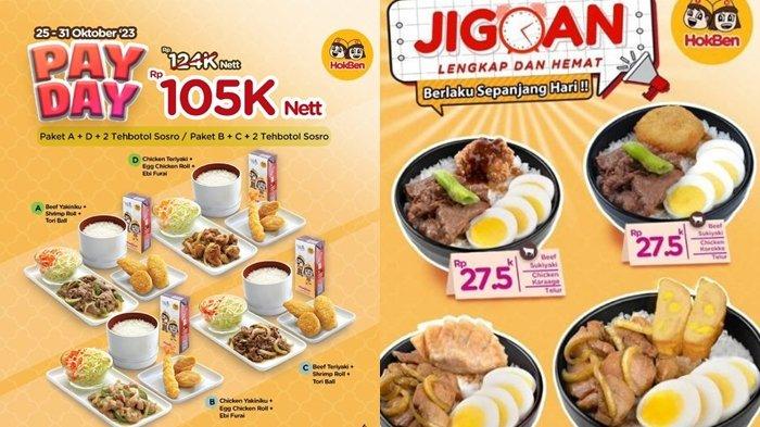 Katalog Promo Hokben Hari ini Jumat 27 Oktober 2023, Paket Komplit ...