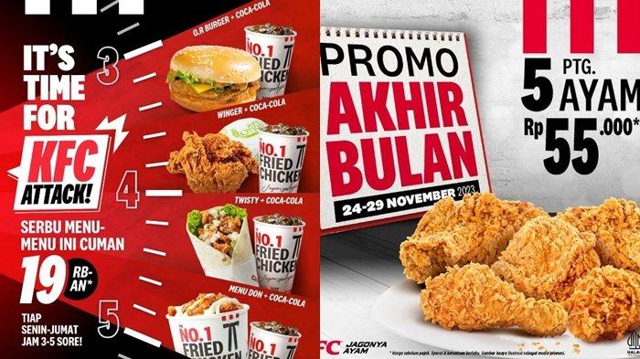 Hari Terakhir Promo KFC Akhir Bulan November, Dapatkan 5 Potong Ayam hanya Rp 55.000 ...