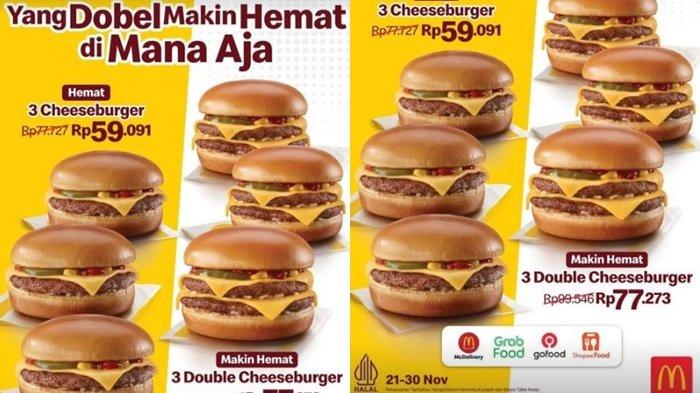 Katalog Promo McD Hari ini 30 November 2023, Khusus Penggunan Stiker Drive Thru Beli 1 Gratis 1 ...