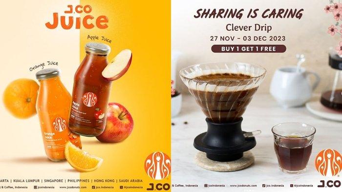 Katalog Promo J.CO Hari ini Kamis 30 November 2023, Minum Kopi Hitam ...