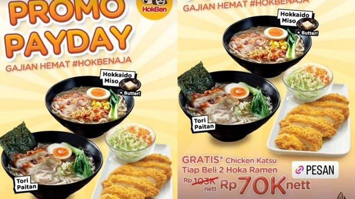 Katalog Promo Hokben Hari ini Kamis 30 November 2023, Beli 2 Hoka Ramen Gratis Chicken Katsu ...