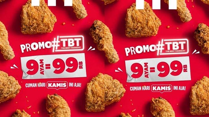 Katalog Promo KFC Hari ini Kamis 30 November 2023, Paket TBT 9 Potong ...