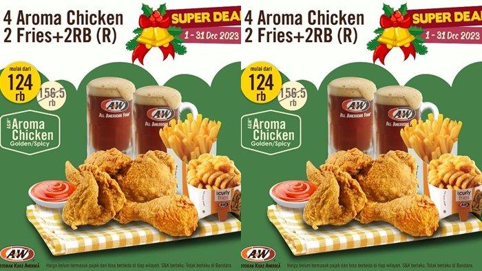 Katalog Promo AW Restoran Hari ini Sabtu 16 Desember 2023, Dapat 3 ...