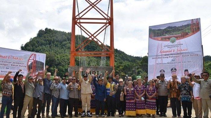 Jembatan Datah Suling di Mahakam Ulu Selesai Tepat Waktu, Jika Molor ...