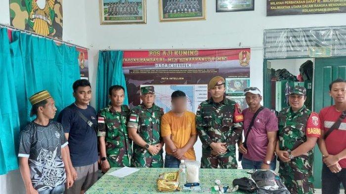 Pria Asal Kutai Timur Ditangkap di Pulau Sebatik Nunukan, Bawa 1 ...