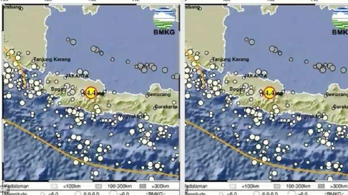 Baru Saja Gempa Magnitudo 4.4, Pusat Gempa Terkini 2 Menit yang Lalu di Sumedang Jawa Barat ...