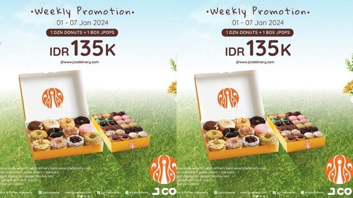 Katalog Promo J.CO Hari ini Kamis 4 Januari 2024, Dapatkan 12 Donat dan ...