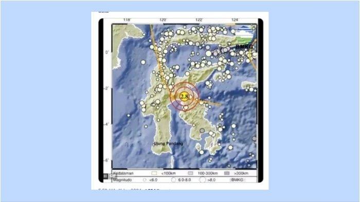 Baru Saja Gempa Magnitudo 2,8 dan Pusat Gempa Terkini 6 Menit yang Lalu ... Baru Saja Gempa Magnitudo 2,8 dan Pusat Gempa Terkini 6 Menit yang Lalu ...