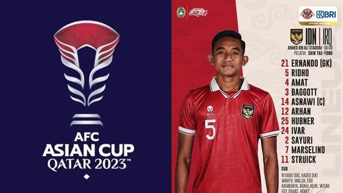 Sedang Berlangsung Live Streaming Piala Asia 2023, Timnas Indonesia vs Irak, Link Nonton TV ...