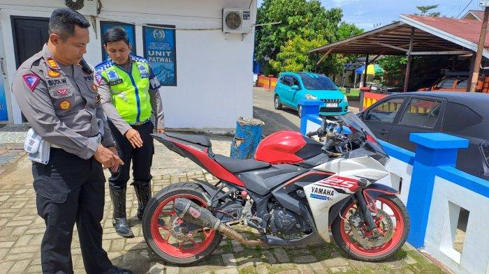 Satlantas Polres Kubar Amankan 25 Unit Kendaraan yan Pakai Knalpot Brong - Tribunkaltim.co