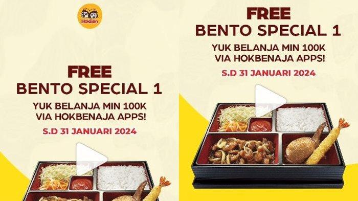 Katalog Promo Hokben Hari ini 24 Januari 2024, Makan Ramen Mulai dari Rp 35.000 - Tribunkaltim.co