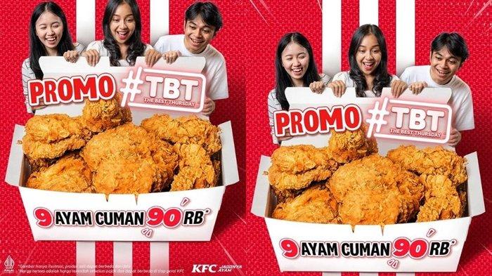 Katalog Promo KFC Hari ini Kamis 25 Januari 2024, TBT 9 Potong Ayam hanya Rp 90.000 ...
