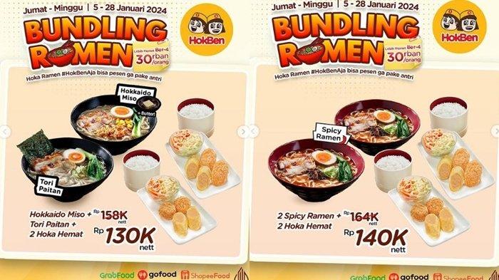 Katalog Promo Hokben Hari ini 26 Januari 2024, Makan Kenyang Berempat hanya Rp 130.000 ...